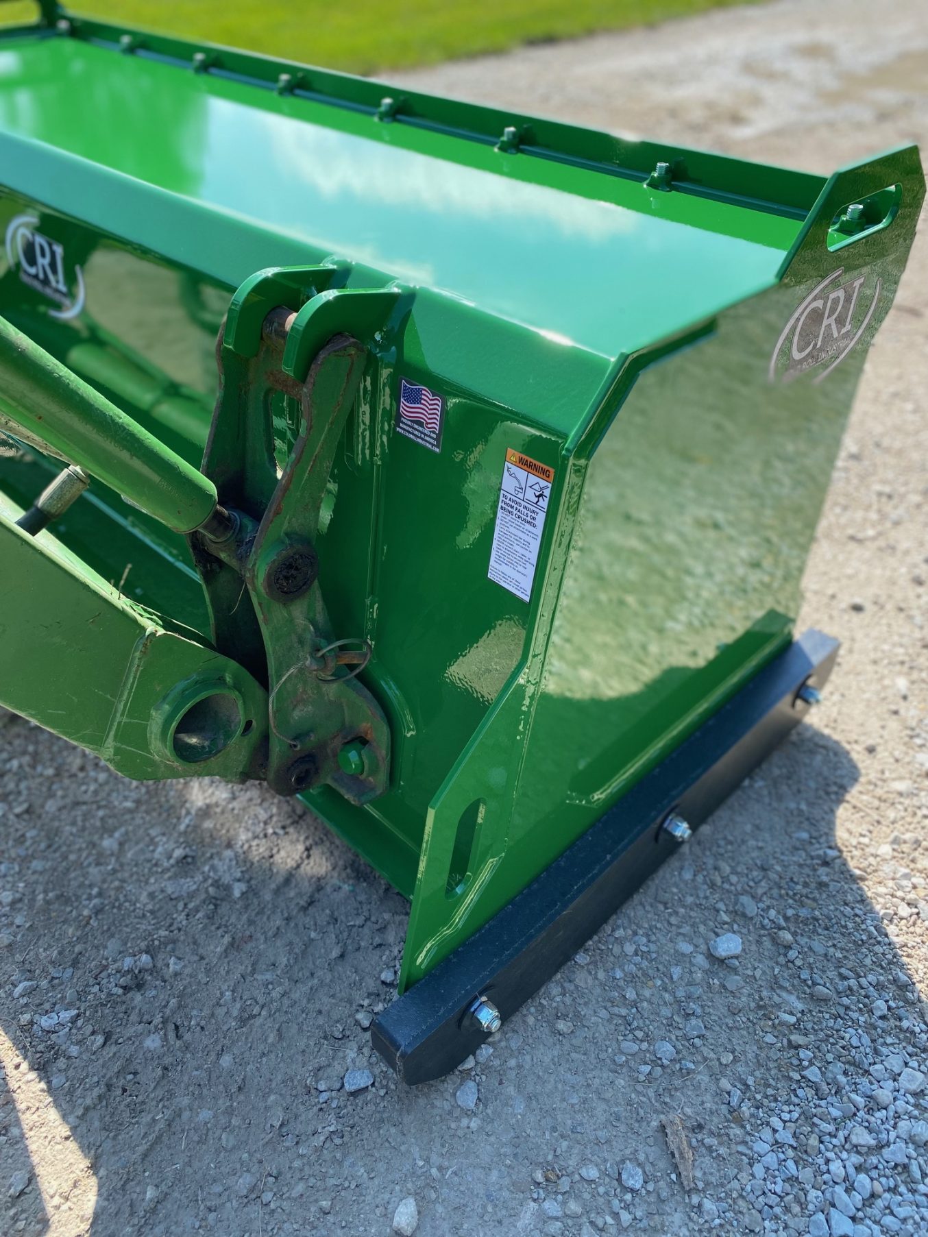 CRI 60” John Deere Snow Pusher – Cold Roll Industrial