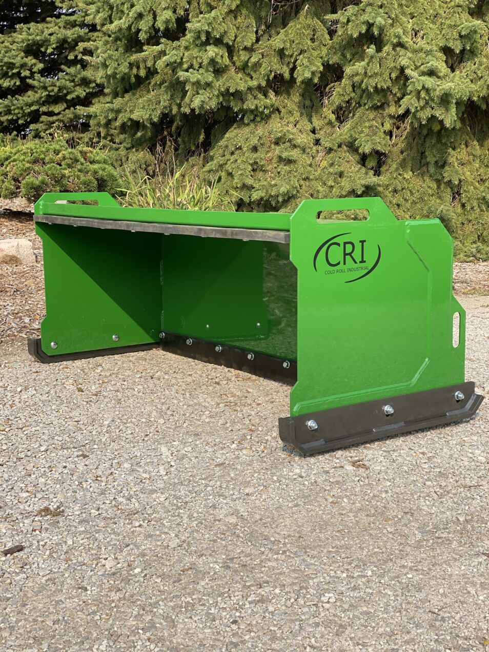 CRI 60” John Deere Snow Pusher – Cold Roll Industrial