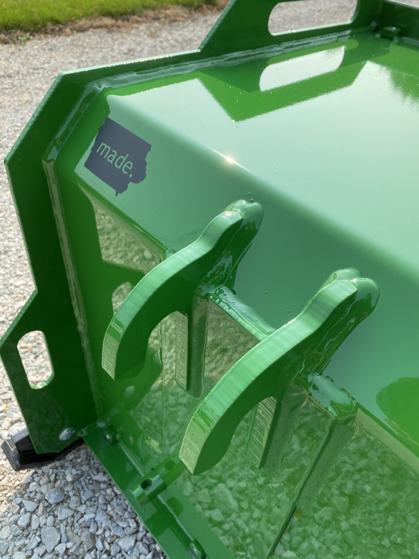 CRI 60” John Deere Snow Pusher – Cold Roll Industrial