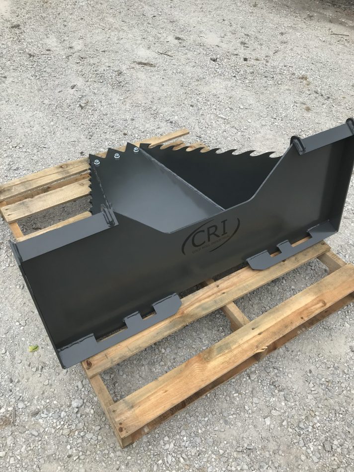 CRI 32″ Compact Tractor Stump Bucket – Cold Roll Industrial